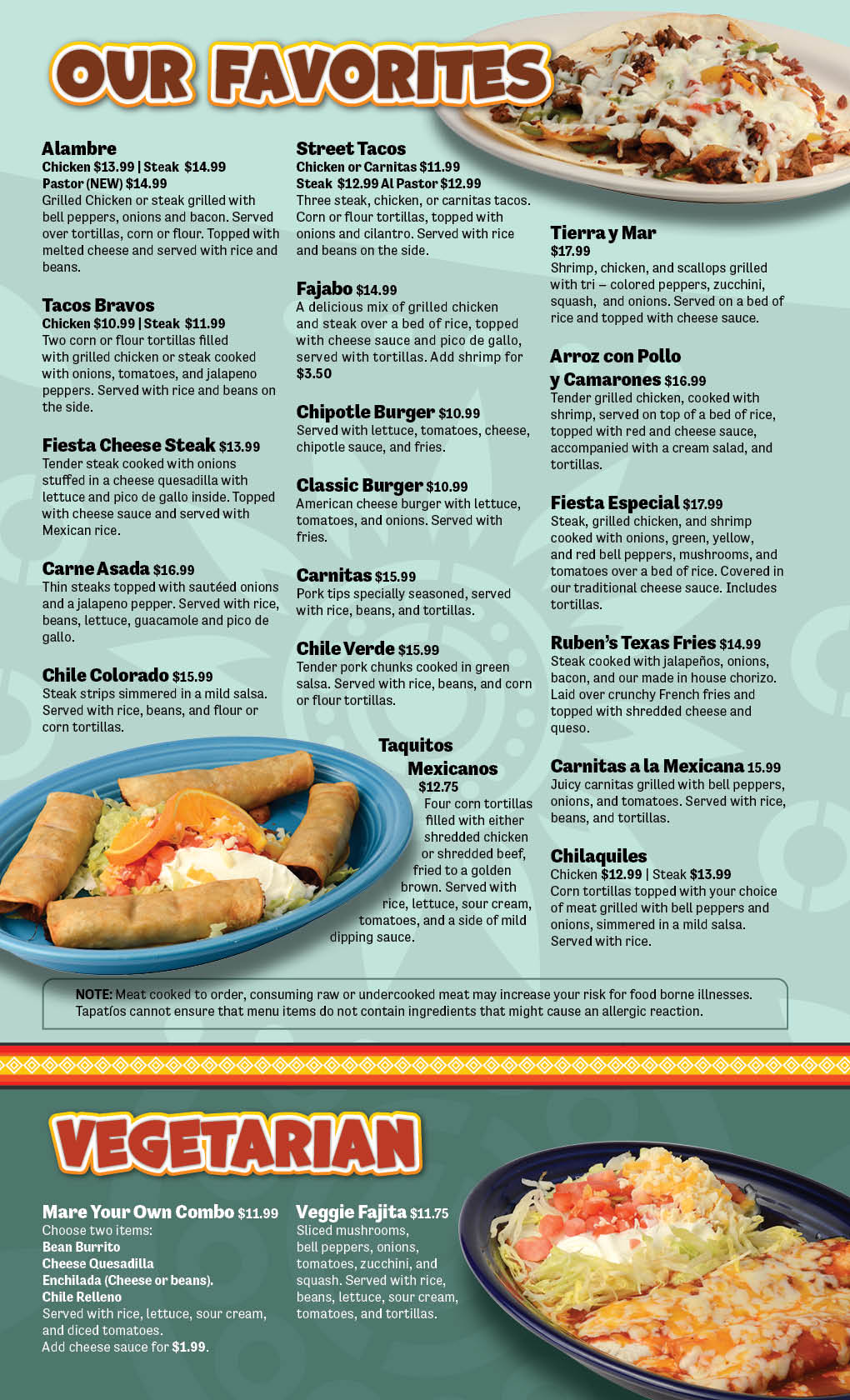 Tapatios Mexican Restaurant Illinois Authentic Mexican And Tex Mex Tapatios Mexican Restaurant Illinois Authentic Mexican And Tex Mex